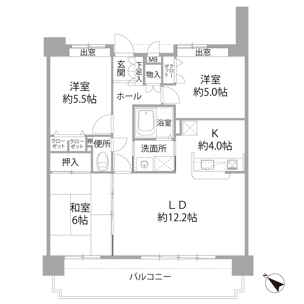 新着情報 東区原田の分譲マンション 70平米超の3LDK « スタッフブログ | 福岡売買ナビ | 三好不動産
